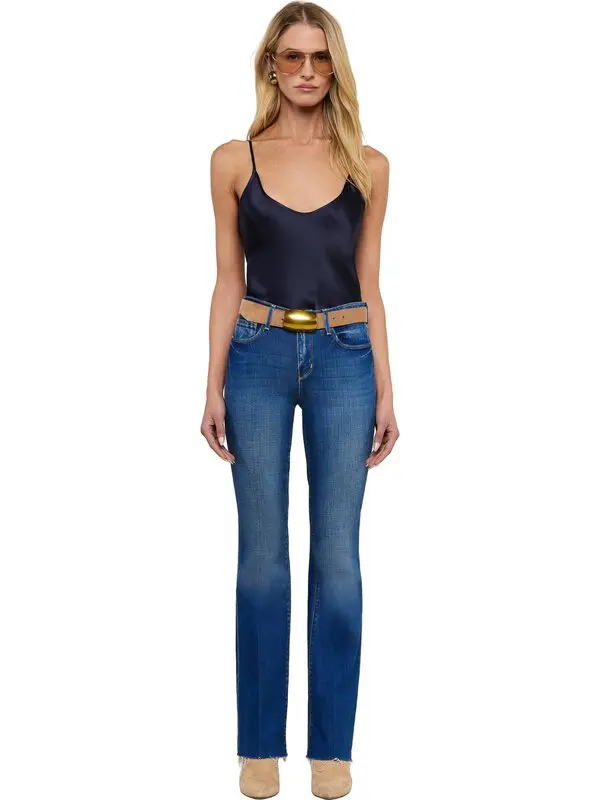 L'Agence Sneeki Low-rise Straight-leg Jeans - Hasting