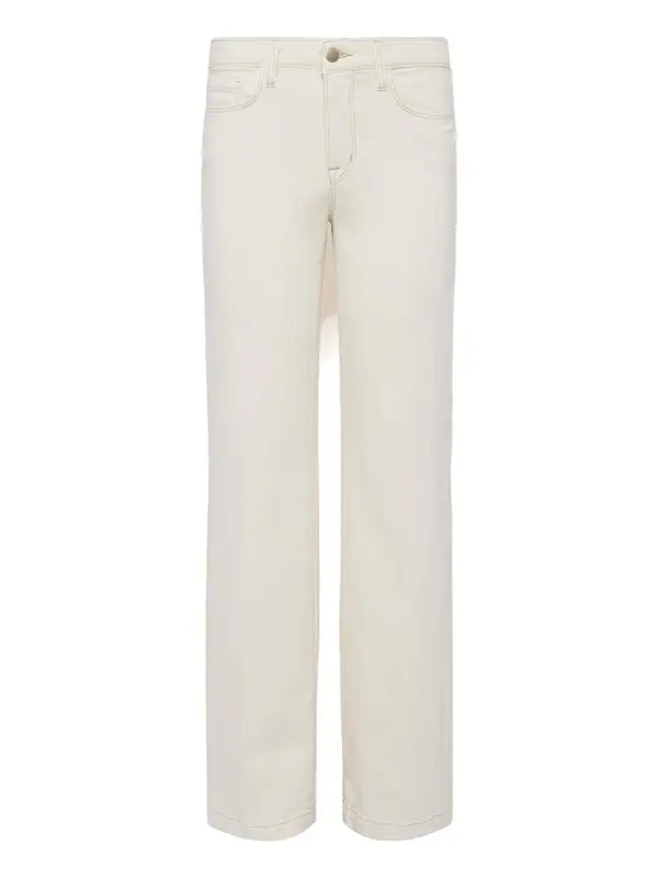 L'Agence Scottie Wide-leg Jean - Macadamia