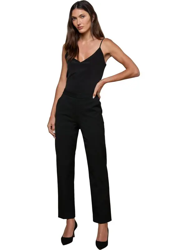 L'Agence Rebel Straight-leg Trousers - Black