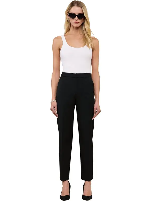 L'Agence Rebel Straight-leg Trousers - Black