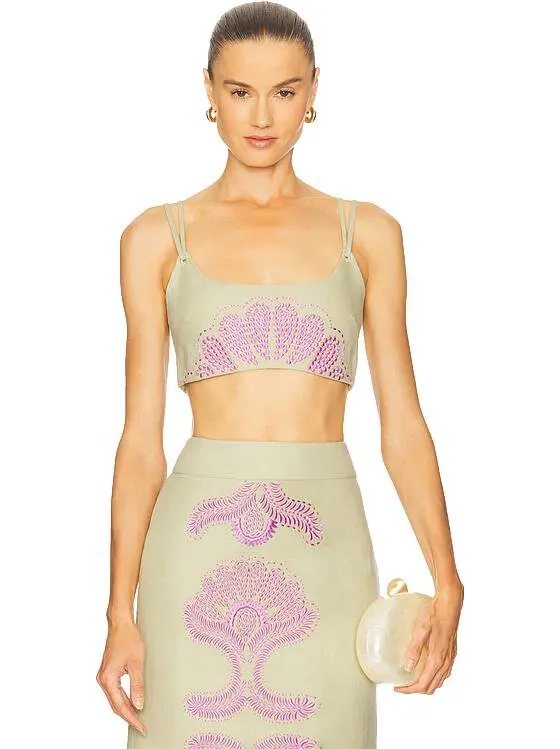 Alexis Genga Top - Sage