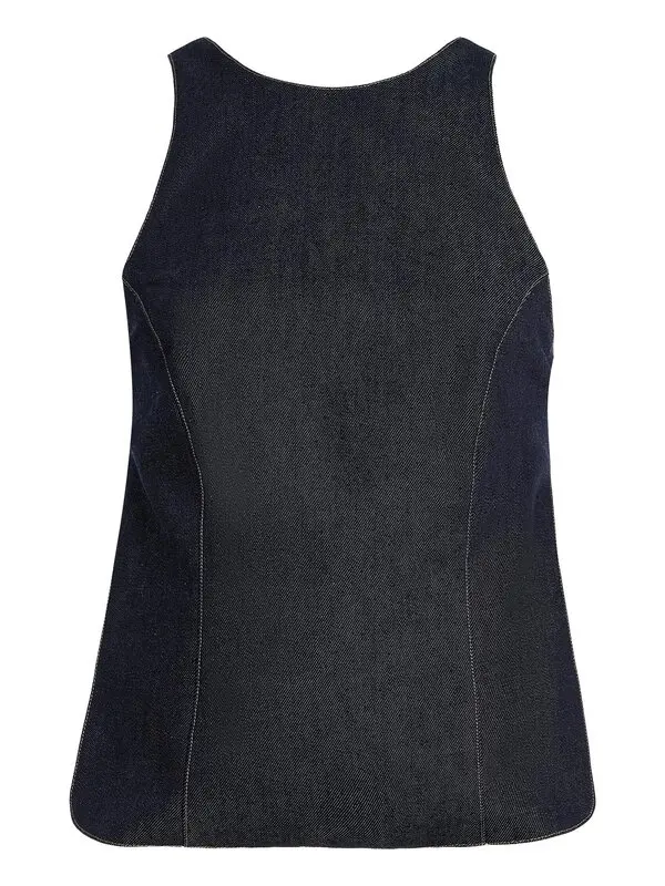 ALFIE The Backless Top - Blue