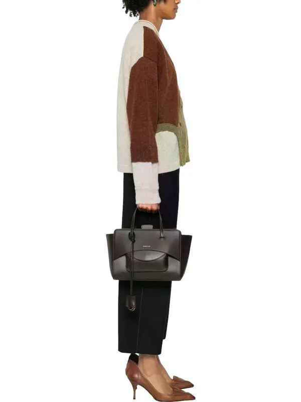HIDESINS Leather Tote Bag - Brown