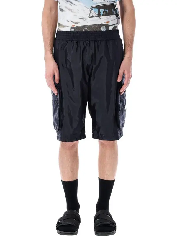 Moncler Packable Bermuda Shorts - Dark Blue