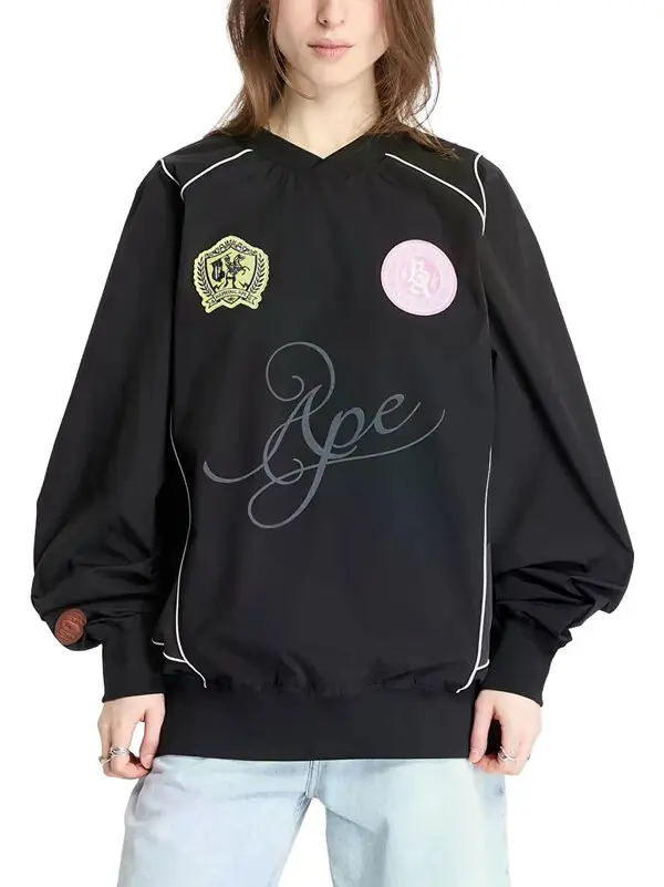A BATHING APE Multi-patch Pullover - Black