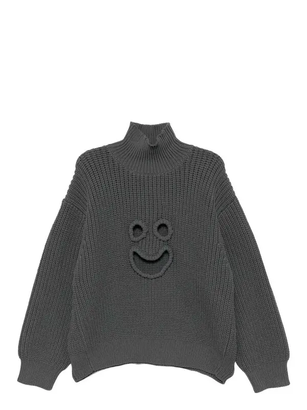 MELITTA BAUMEISTER Face-design Jumper - Grey