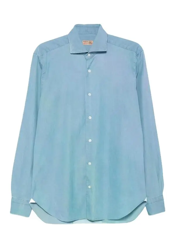 BARBA NAPOLI Long-sleeve Shirt - Blue