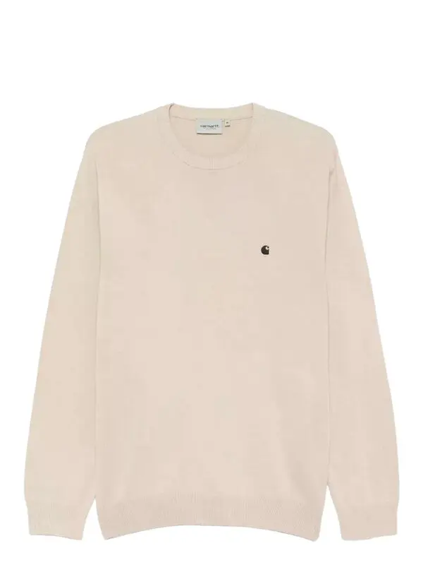 Carhartt Work In Progress Madison Logo-embroidered Sweater - Neutrals
