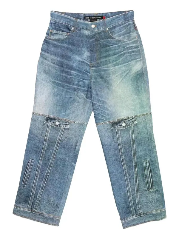 Andersson Bell Printed Denim - Blue