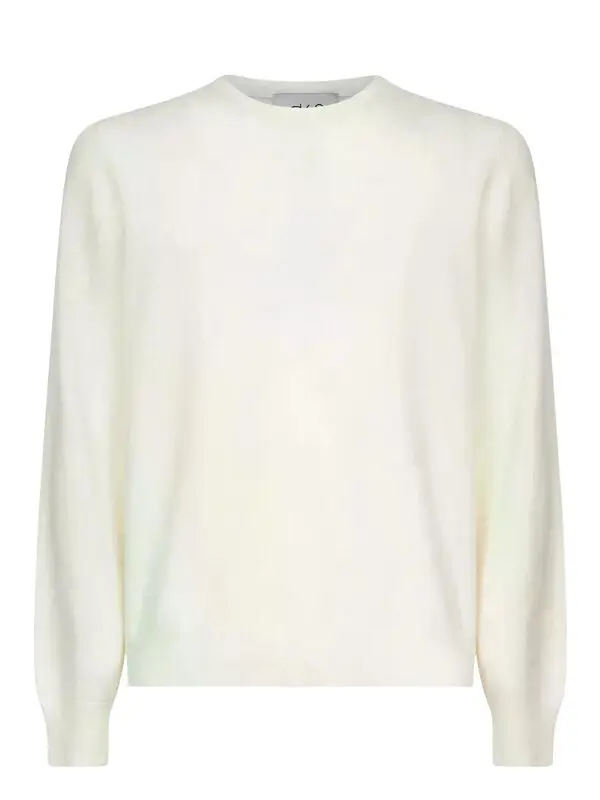 D4.0 Crew-neck Sweater - White