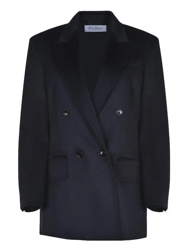 Max Mara Olimpia Double-breasted Blazer - Blue