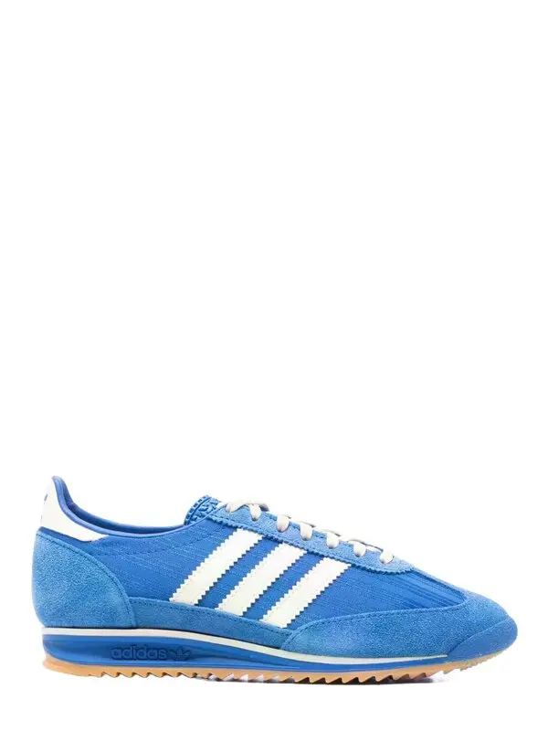 Adidas Sl 72 Og Three-stripe Panelled Sneakers - Blue