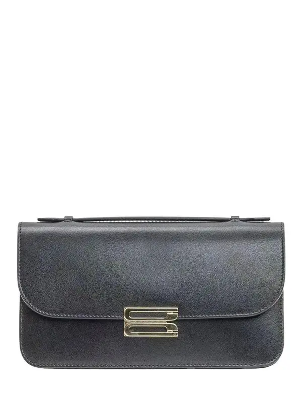 Victoria Beckham Medium Dorian Leather Pochette - Black