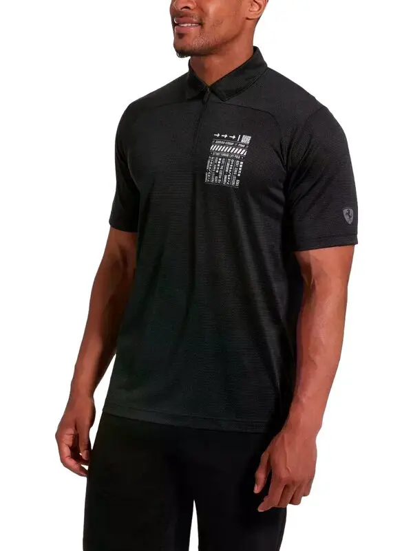 PUMA X Ferrari Summer Polo Shirt - Black