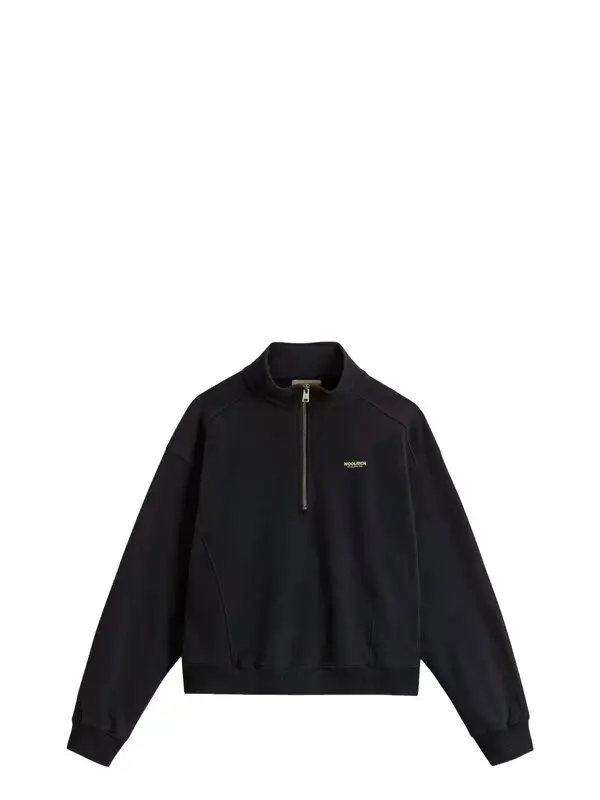Woolrich Zip-up Sweatshirt - Black