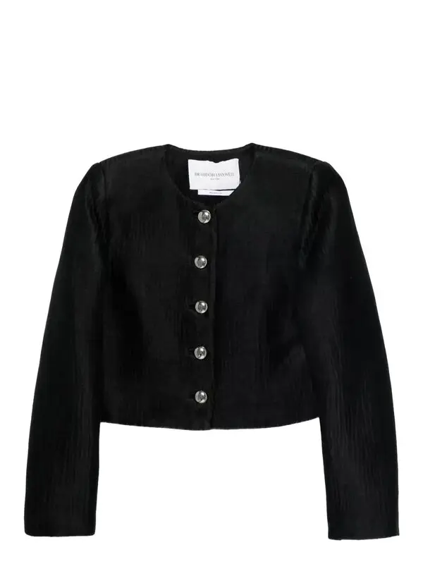 Brandon Maxwell Single-breasted Button-front Jacket - Black