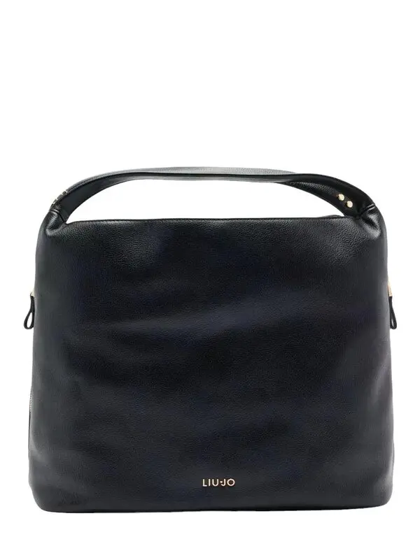 Liu Jo Embossed-logo Shoulder Bag - Black
