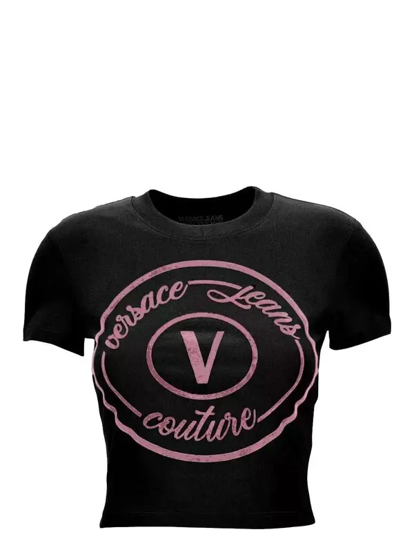 Versace Logo-print T-shirt - Black