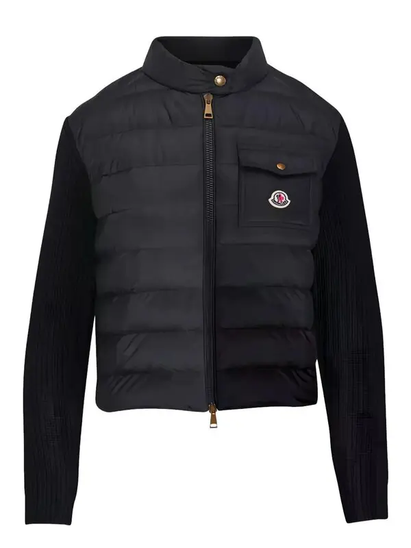 Moncler Padded Long-sleeve Jacket - Black