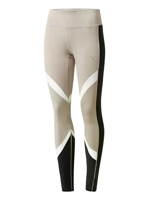 PUMA Colour-block Panel Leggings - Neutrals