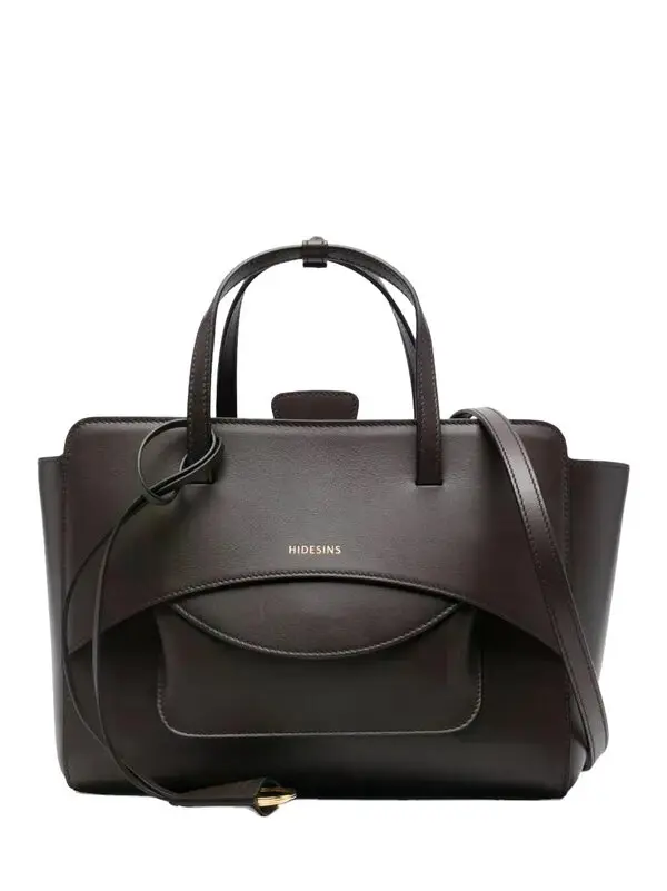 HIDESINS Leather Tote Bag - Brown