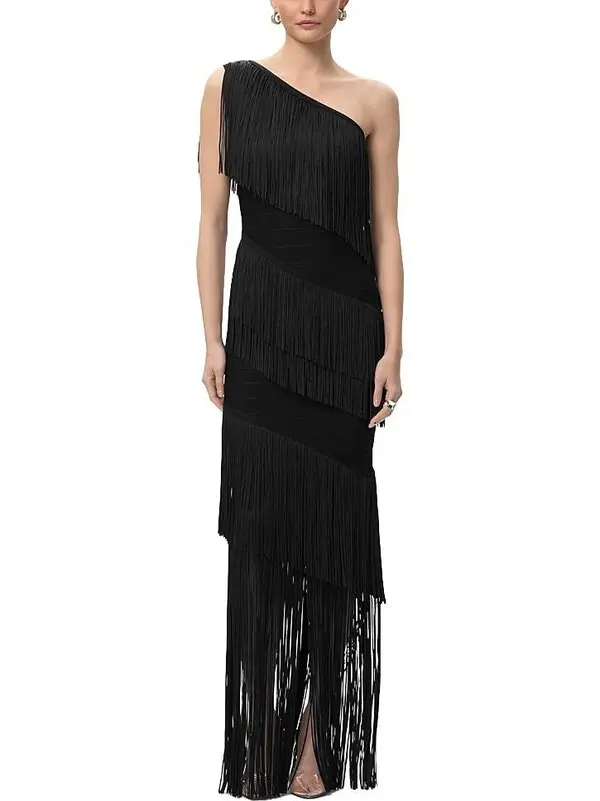 Herve Leger Eleanor Gown - Black