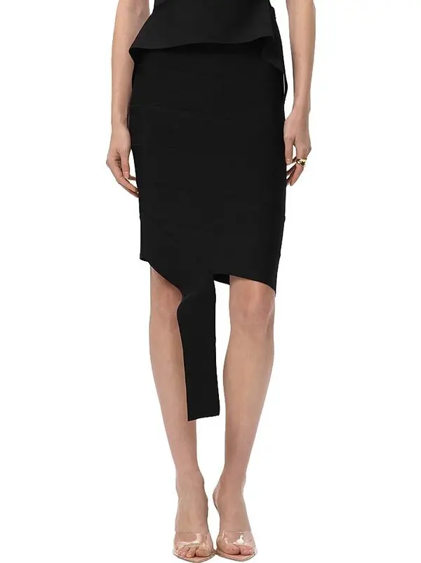 Herve Leger Alma Skirt - Black