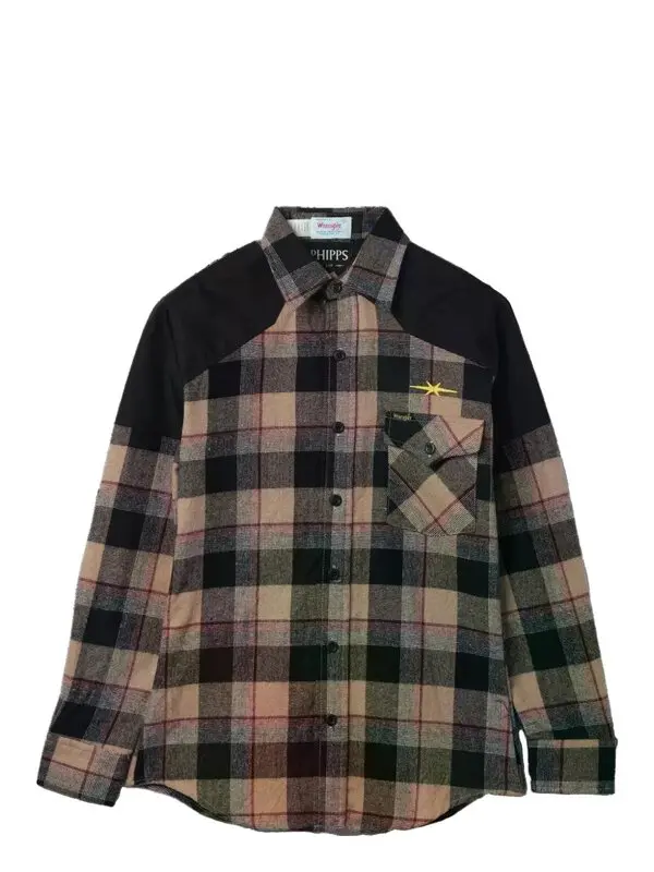 PHIPPS Check-print Shirt - Brown