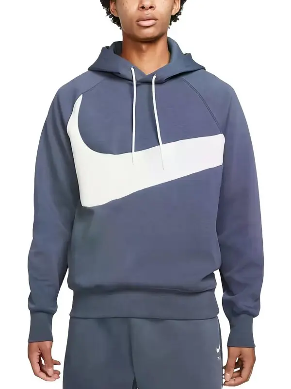 Nike Logo Hoodie - Blue
