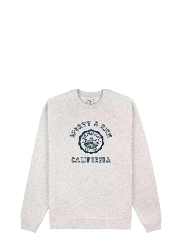 SPORTY & RICH Long-sleeve Sweatshirt - Grey