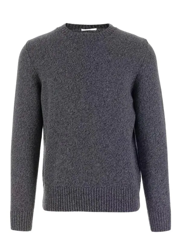 OLIVER LATTUGHI Crew-neck Cashmere Sweater - Grey