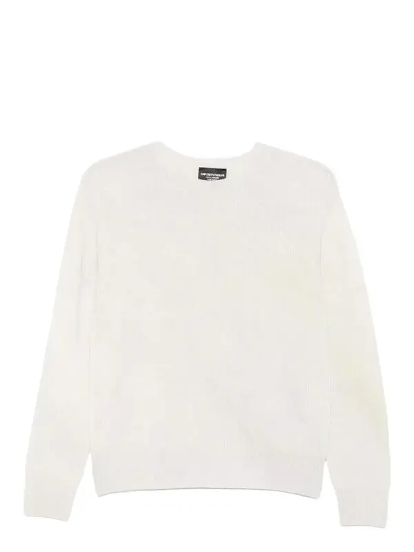 Emporio Armani Cashmere Wool Sweater - Neutrals