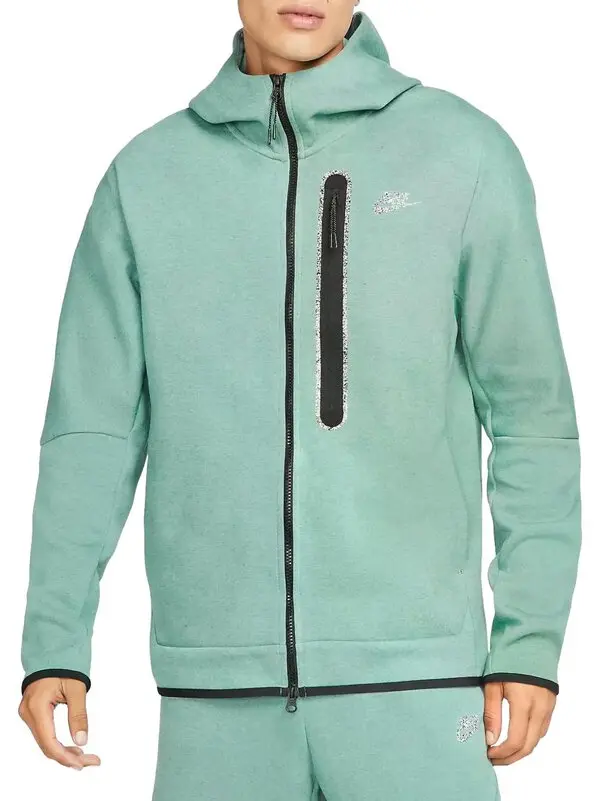 Nike Tech Fleece Full-zip Hoodie - Green