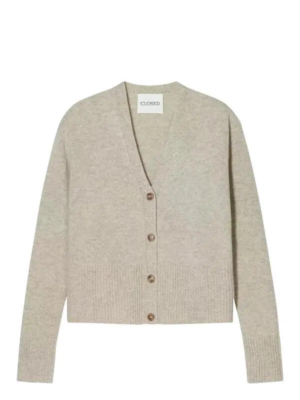 Closed Wool Cardigan - Neutrals
