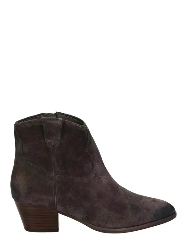 Ash 50mm Fame Suede Ankle Boots - Brown