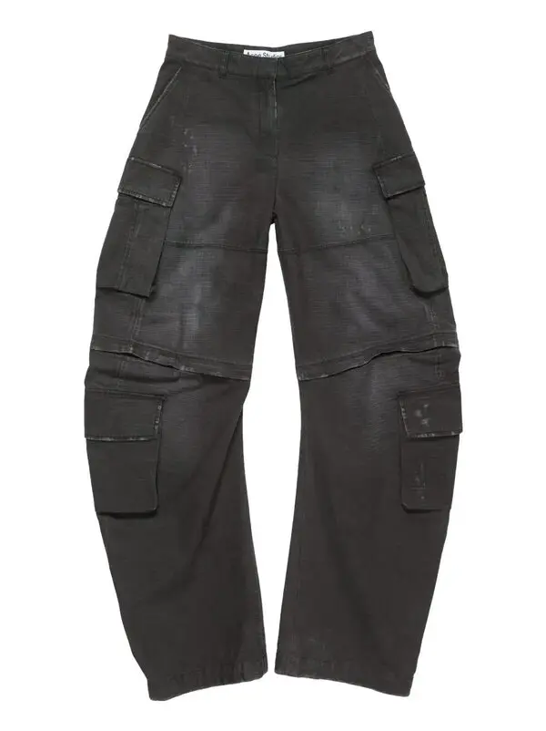 Acne Studios Cargo Palazzo Trousers - 900-black