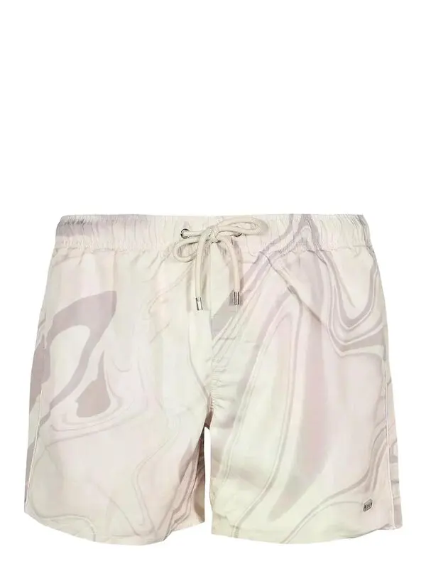 BALR. Swirl-print Shorts - Neutrals