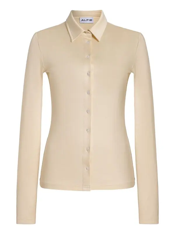 ALFIE Le Polo Knit Shirt - Ivory