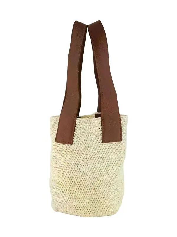 SENSI STUDIO Mini El Varejo Woven Straw Shoulder Bag - Neutrals