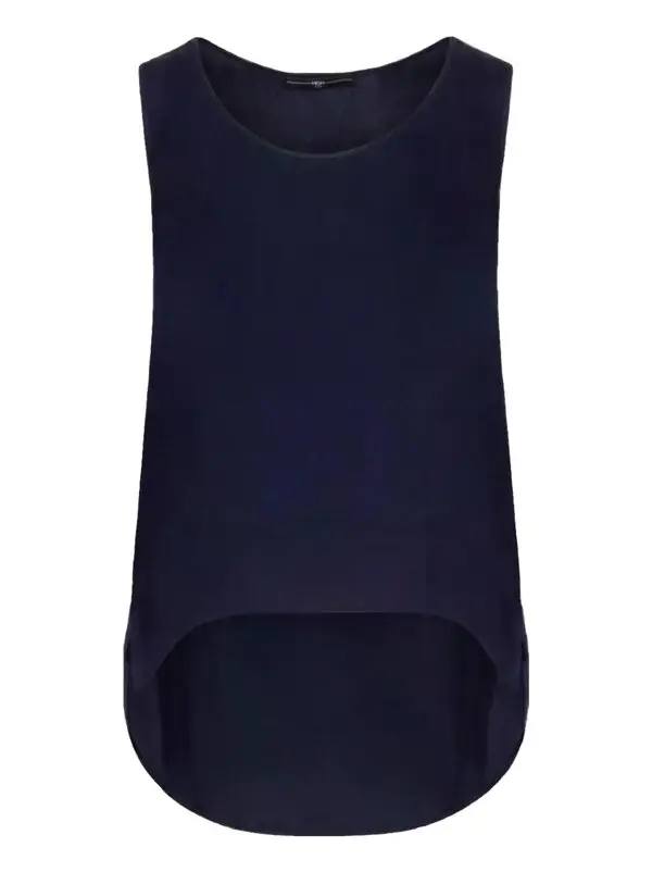 High Sleeveless Top - Blue