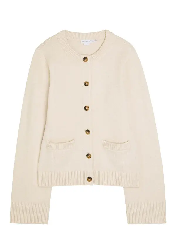 Good American Knitted Cardigan - Cream