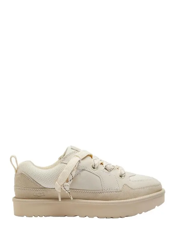 UGG Lowmel Quilted Suede Sneakers - Natural