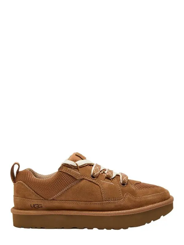 UGG Lowmel Quilted Suede Sneakers - Tan
