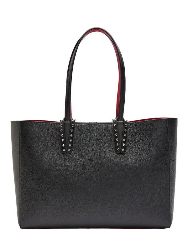 CHRISTIAN LOUBOUTIN Cabata Small Leather Tote - Black
