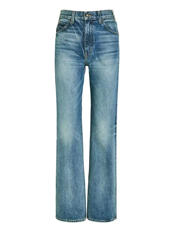 NILI LOTAN Joan Straight-leg Jeans - Denim