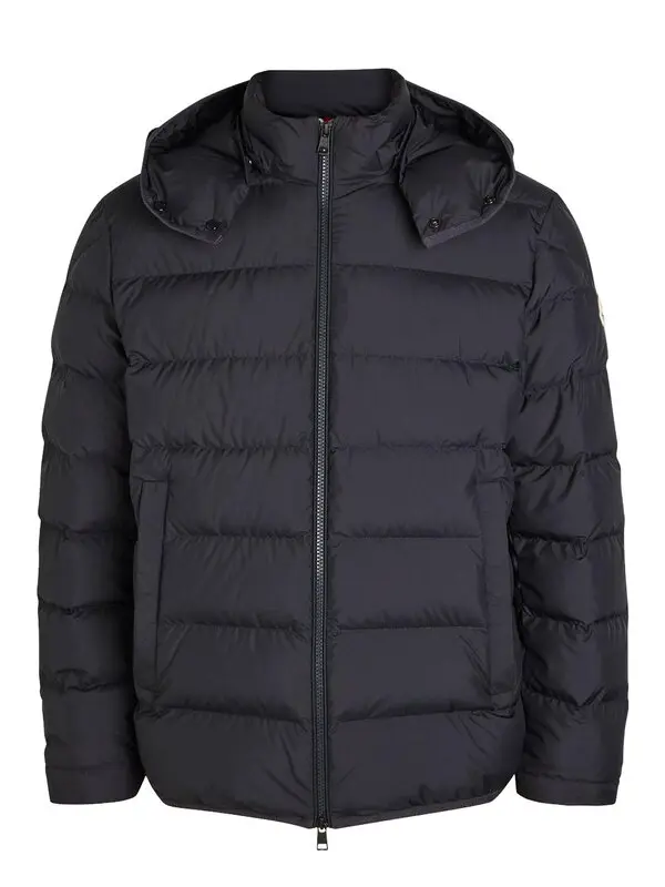 Moncler Montbrocq Quilted Hooded Jacket - Navy