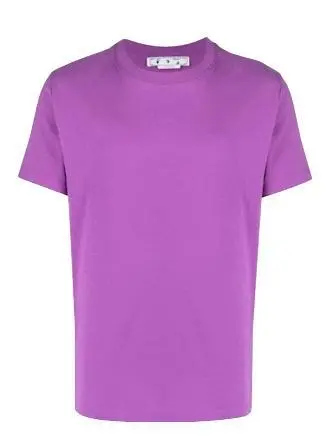 Off-White Diag Tab Slim Fit Orchird T-shirt - Purple