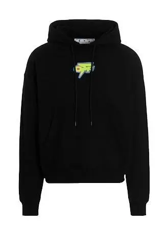 Off-White Degrade Thunder Skate Fit Hoodie - Black