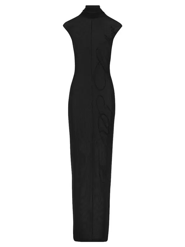Jean Paul Gaultier Sequin Maxi Dress - Black