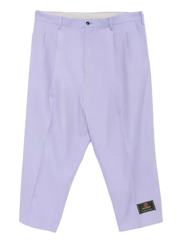 DOUBLET Common-cutting Trousers - Purple